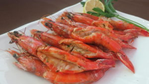 Grilled Hawaiian Blue Prawns | Toski Sands Market